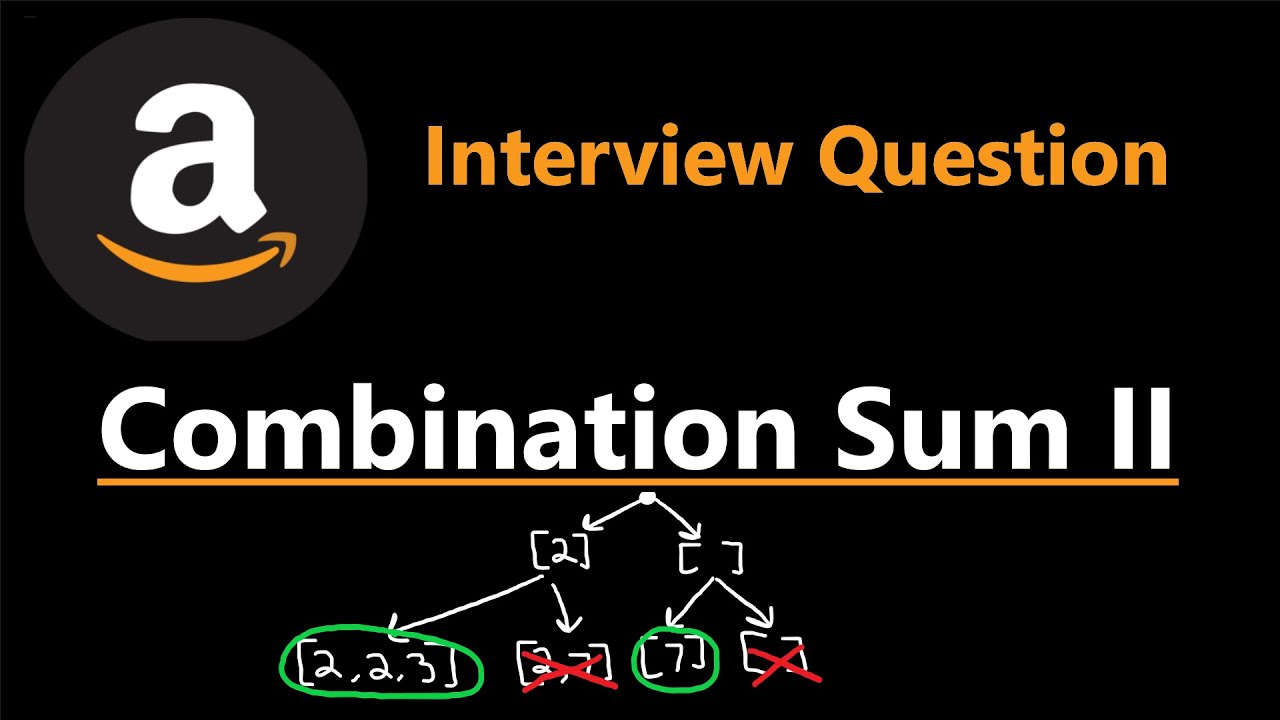 Combination Sum II - Backtracking - Leetcode 40 - Python