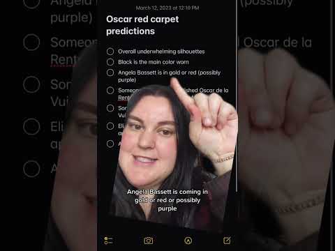 Oscar’s Red Carpet Predictions #oscars