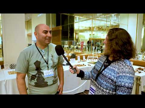Interview with Avi Cohen, chess teacher and owner of Smart Games of Israel | World Team Ch - Day 1 |