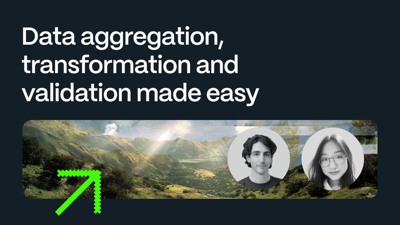 Data aggregation, transformation and validation made easy | Webinar