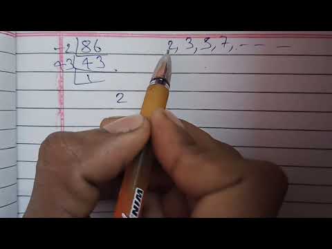 prime factors of 86