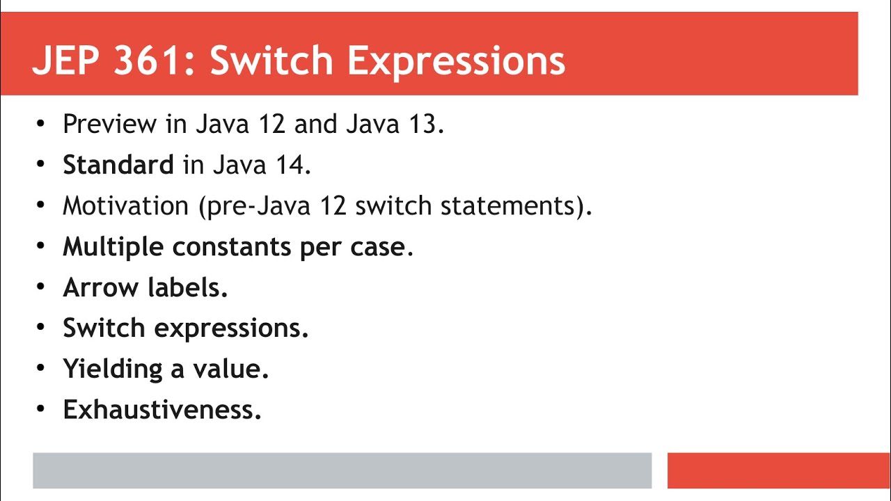 Java 14 - Switch Expressions