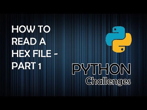Read a Hexadecimal File (Part 1) - Python Programming Challenges