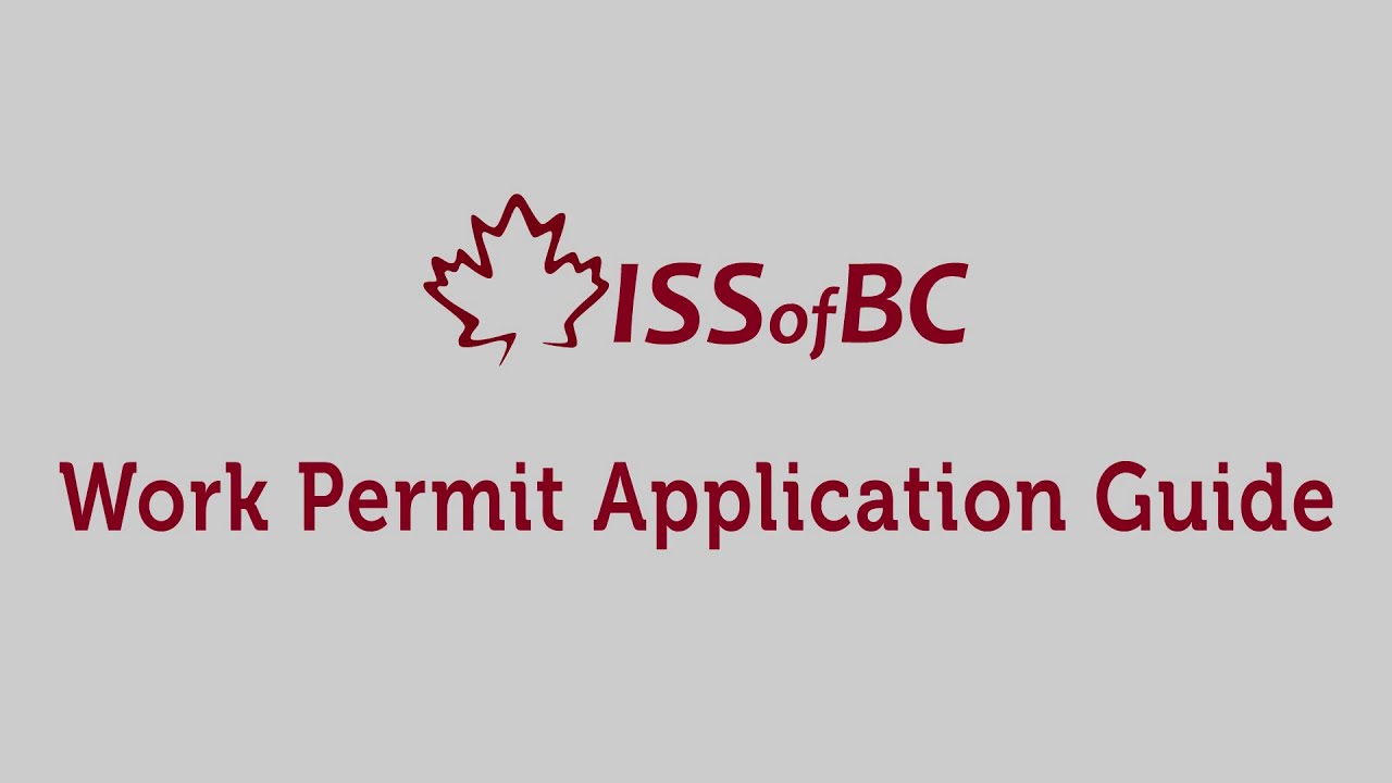 Submitting Your Work Permit Application Form