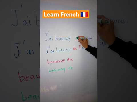 Do not make these mistakes in French anymore ❌️🇨🇵 : "J'ai beaucoup de"| Improve your French with us!