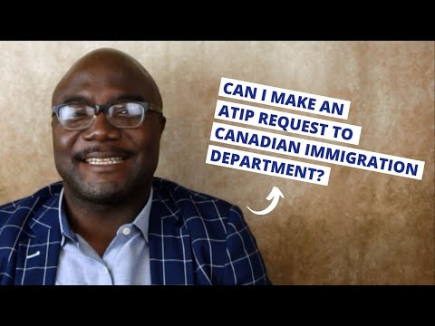 Can I make an ATIP request to Canadian immigration department?