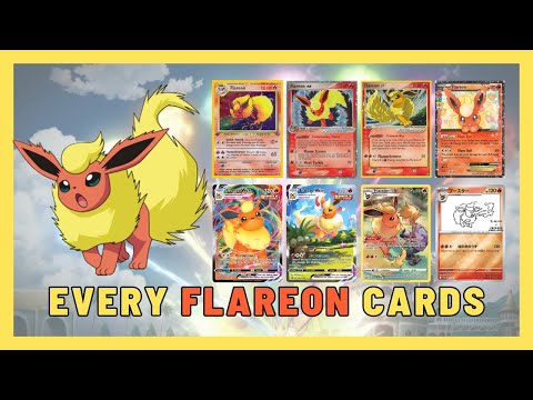 Every Flareon Pokemon Card #Flareon #Eeveelution #PokemonTCG
