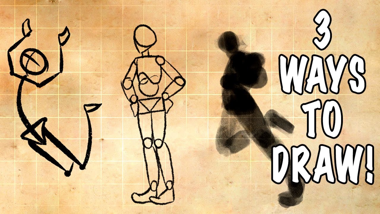 How to Draw Anatomy & Poses Using 3 Techniques