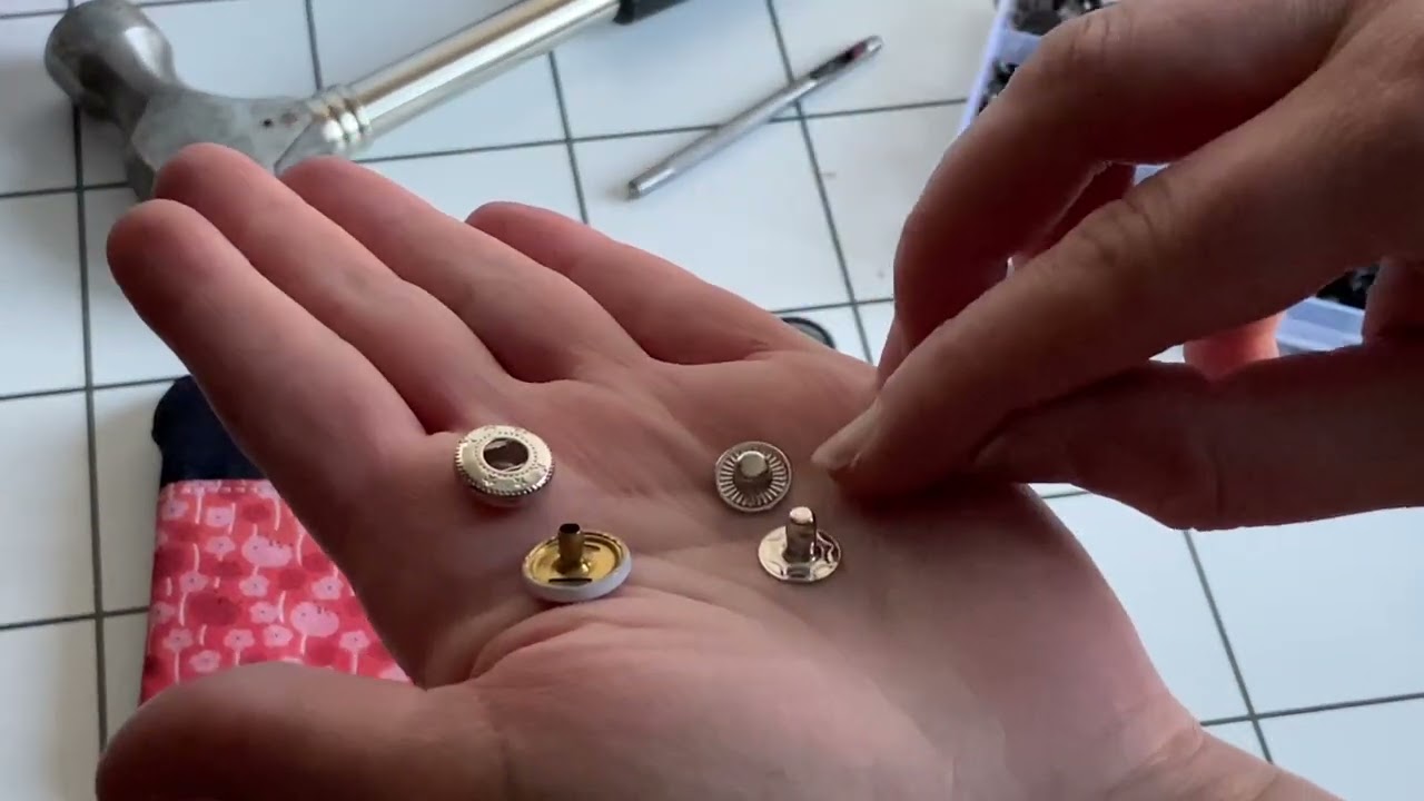 Tutorial: ¿Cómo poner snaps metálicos?