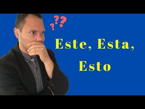 ✅️How to use Este, Esta, Esto in SPANISH? (EASY TO UNDERSTAND❗️)