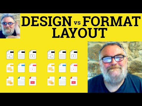 π Design vs Format vs Layout Meaning - Format Defined - Design Definition - Design Layout Format
