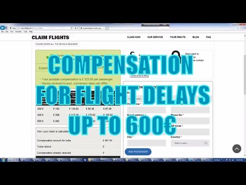 Flight Delay Compensation Up To 600€. Watch How "Claim Flights" Process Works
