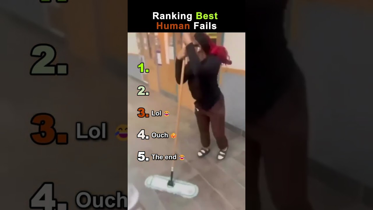 Ranking Top 5 falling Moments  😂 | #shorts