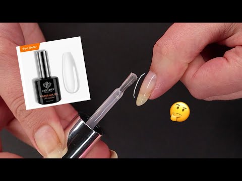 Does not peel?!😱 Testing Modelones builder gel on my natural nails!