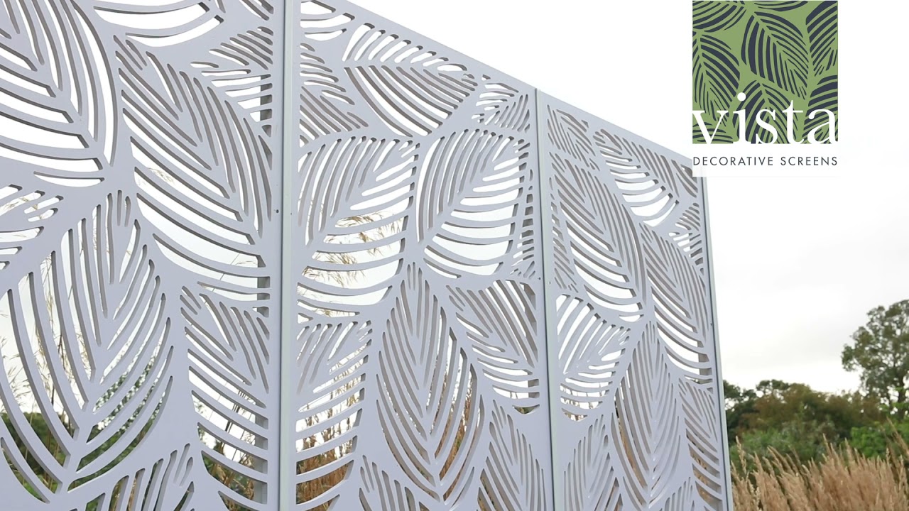 Leaf Decorative Screen - The Garden Trellis Company