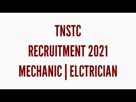 TNSTC RECRUITMENT 2021 | MECHANIC | ELECTRICIAN | NAPS | UPDATE MEDIA