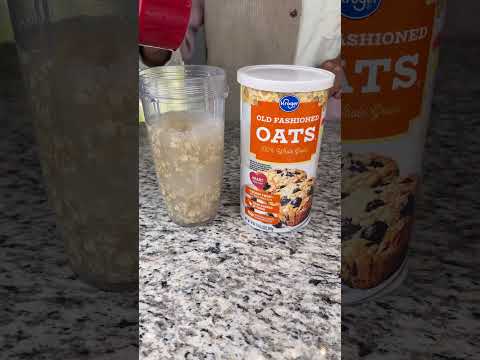 Easy homemade oat milk! 🥛