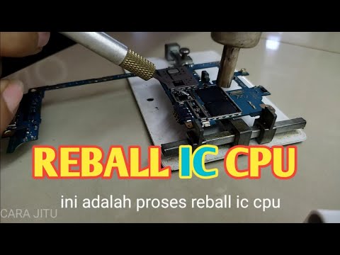 CARA REBALL IC CPU ( SERVIS HP )