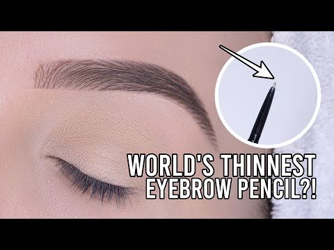 World's thinnest eyebrow pencil?! 😱 My new favorite!