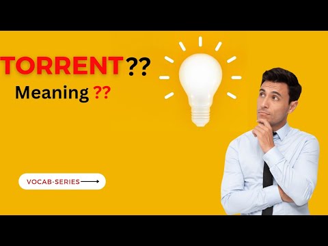 Word of the Day | Torrent Meaning | Torrent in Urdu and Hindi |