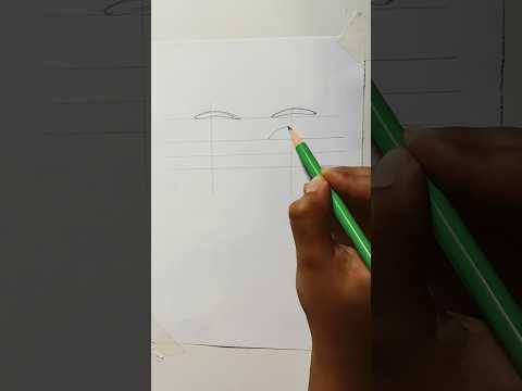 Beautiful Anime eye drawing ✨ | #shorts #drawing