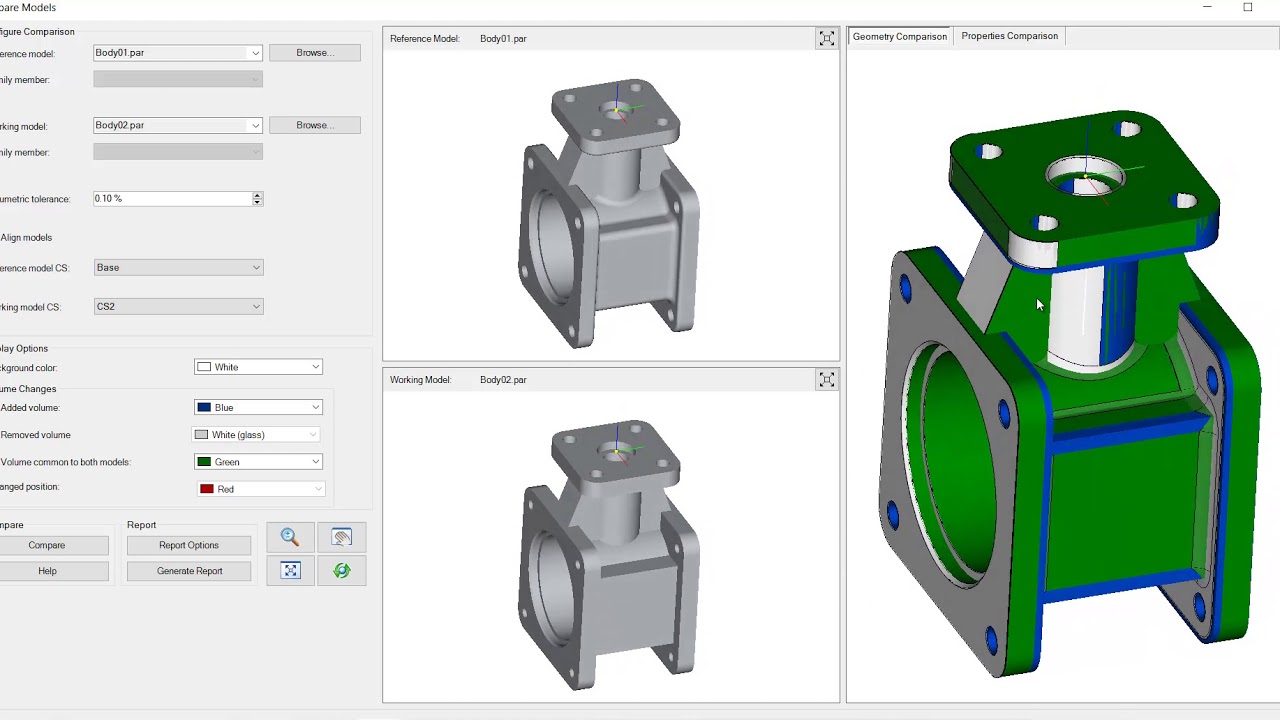 Solid Edge Trick & Tip: Compare Models