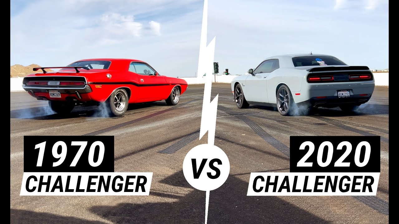 1970 Challenger vs. 2020 Challenger Drag Race: All-HEMI Battle Between ...