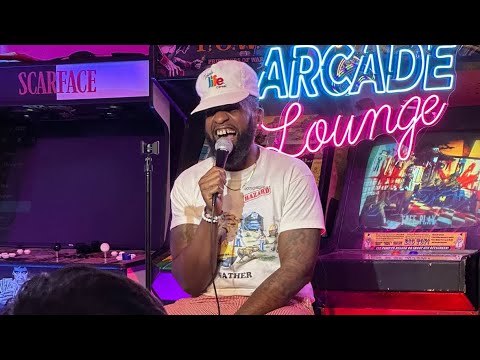 Standupsteve doing live stand-up special at Qed comedy club in Queens. New York comedy club