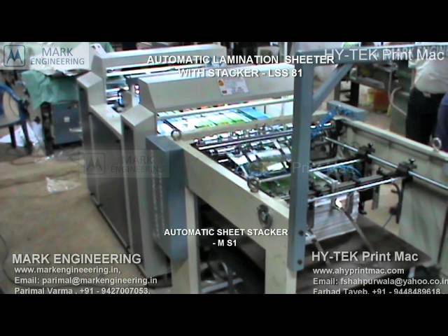 Automatic Sheet Stacker - MS1 75107 Automatic Sheet Stacker Manufacturer from Ahmedabad