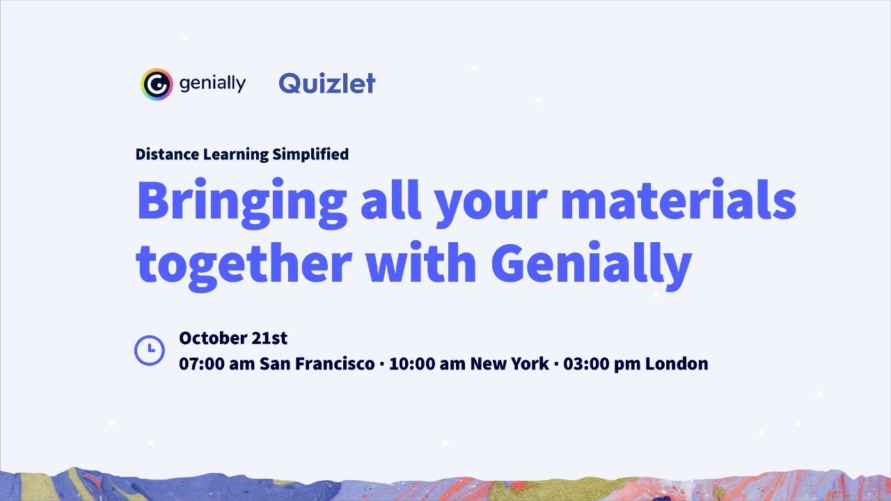 Distance Learning Simplified: Bringing all your materials together with Genially 📚