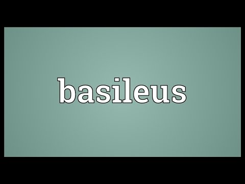 Basileus Meaning
