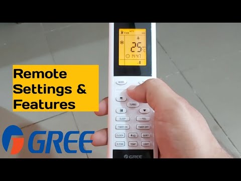 Gree Dc Inverter Ac Remote Full Settings & Features Urdu / Hindhi