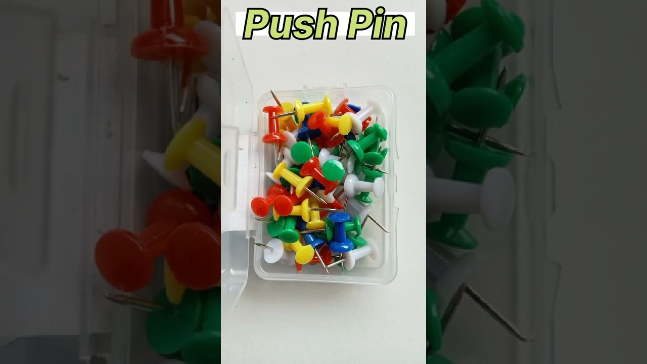 Board Pin, Push Pin Colourful #shorts #stationery #gauravkidukaan @LadduHatela @KajalMiniArt