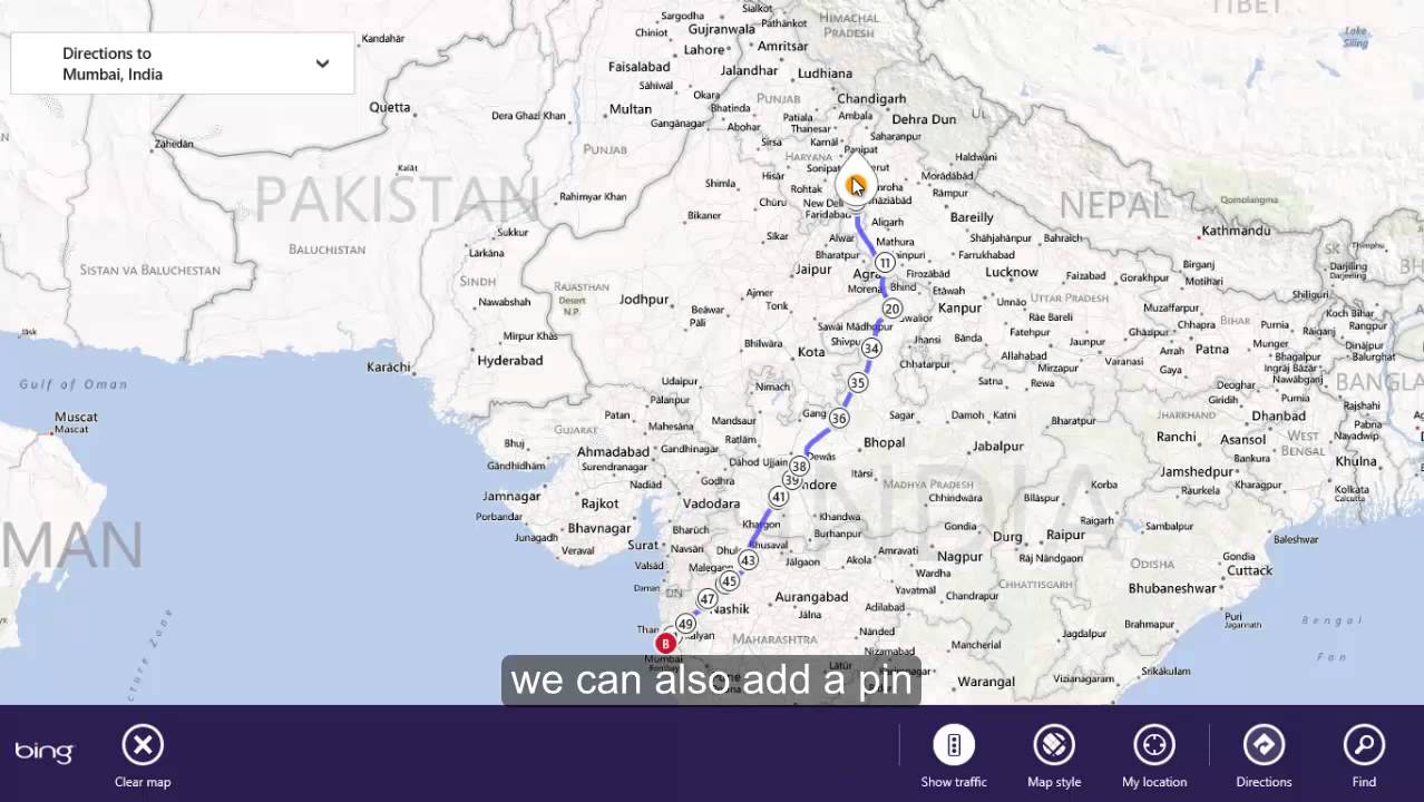 Bing Maps for Windows 8 Overview