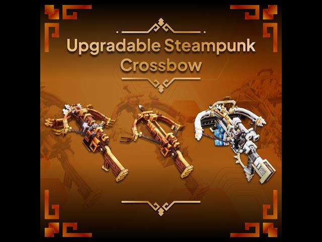 Upgradable Steampunk Crossbow Minecraft Texture Pack