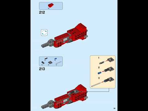 BUILDING INSTRUCTIONS FOR LEGO NINJAGO FIRE MECH 70615