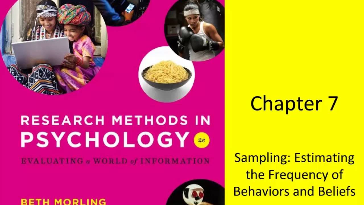 Chapter 7   Generalizability Does the Sample Represent the Population