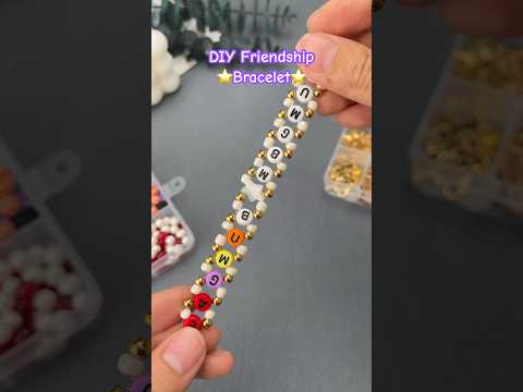 DIY Letter Beads Friendship Bracelet | YouTube Beads Jewelry Making | Nihaojewelry Making Classes