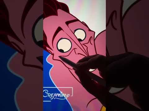Hades transforms in Megara #disney #transformation #art #cartoon #artist #digitalart