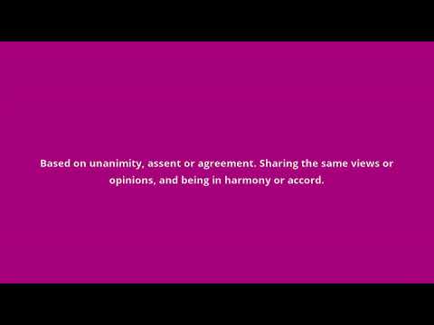 what is the meaning of unanimous