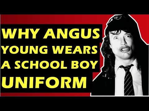 AC/DC Why Does Angus Young Wear a School Boy Uniform?