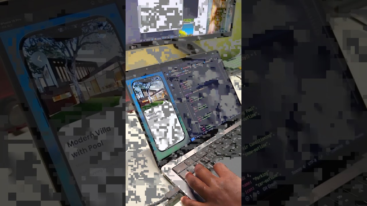Building a Real Estate App in React Native — UI Demo in 60 Seconds! #shorts  #apps #reactnative