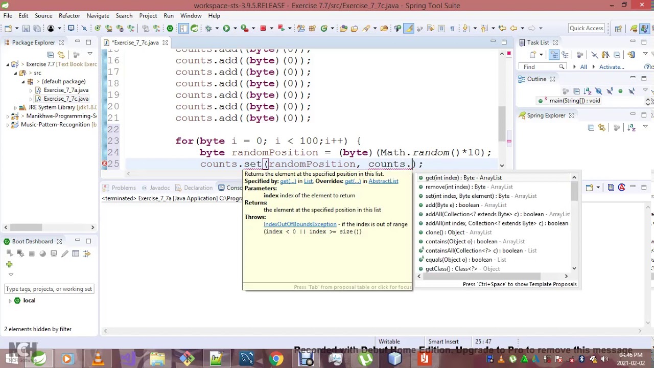 Introduction To Java Programming   Exercise 7 7c