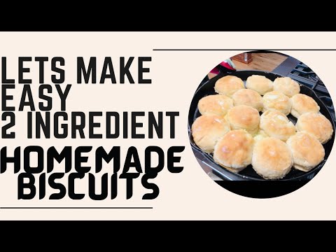 2 Ingredient Biscuits Homemade Quick And Easy @ourforeverfarm