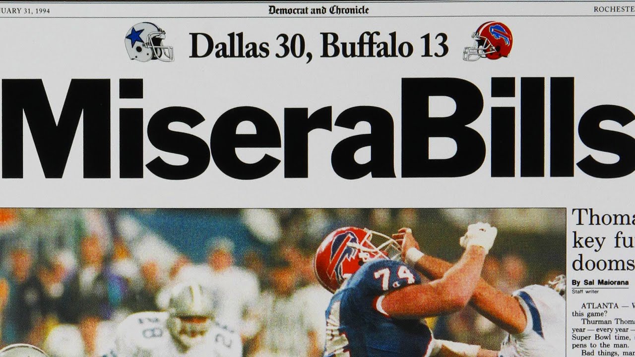 The Buffalo Bills went to 4 Straight Super Bowls: Here's how they lost all of them.