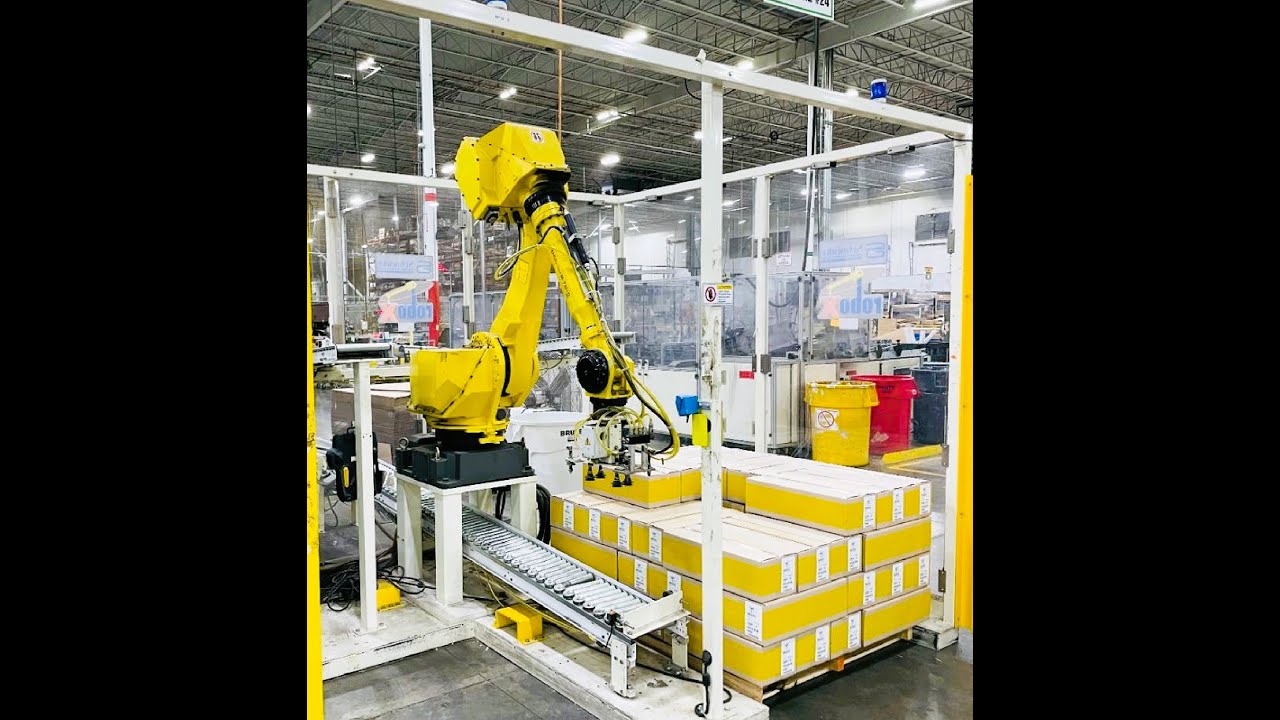 Fanuc M-710iC/50 With R-30iA Schneider Robox Modular Palletizing