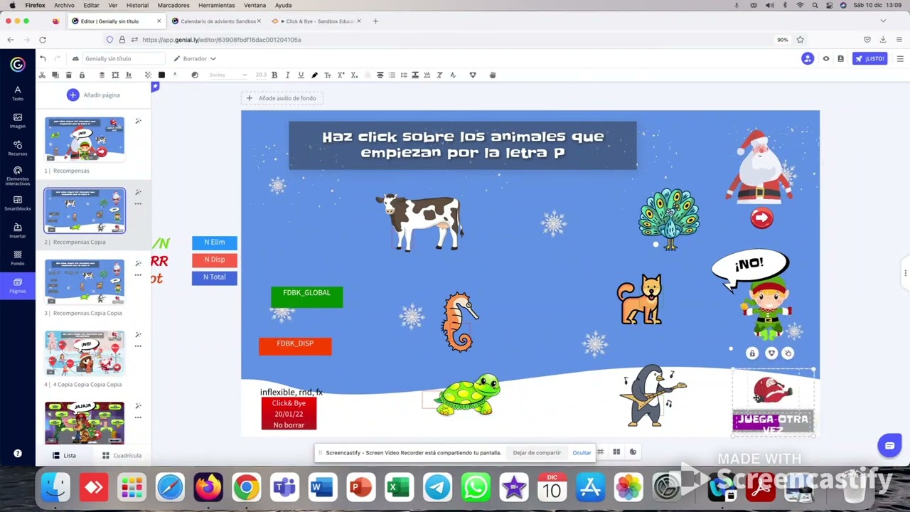 Genially: Click & bye