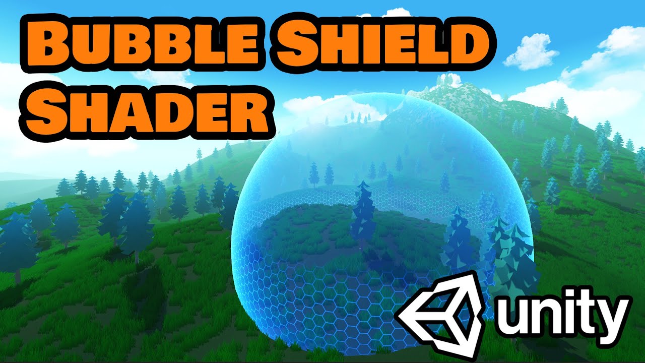 Bubble Shield Shader Graph Tutorial | Unity 2023