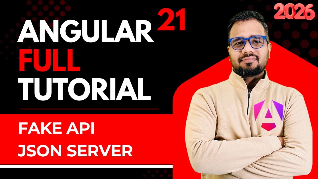 Angular 21 Tutorial in Hindi #55 | JSON Server for API Creation | Fake REST API