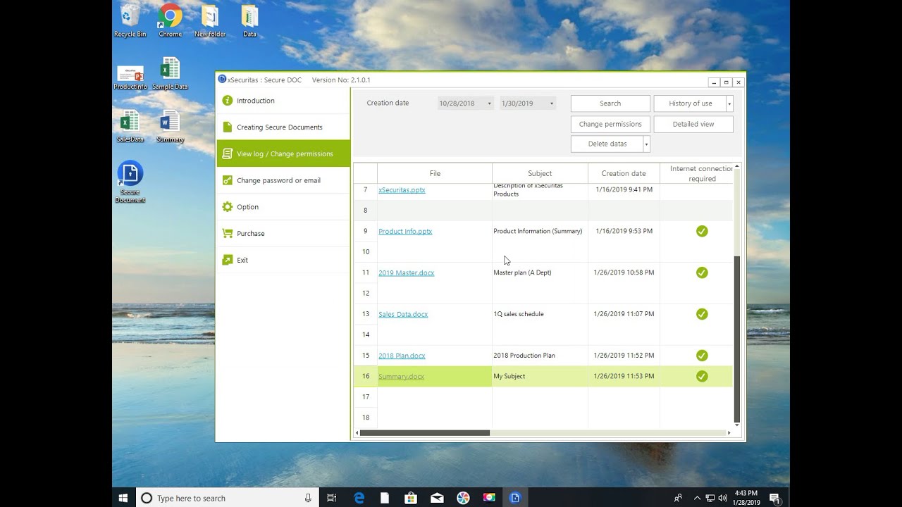 How to create secure document - 'Secure Document' by xSecuritas